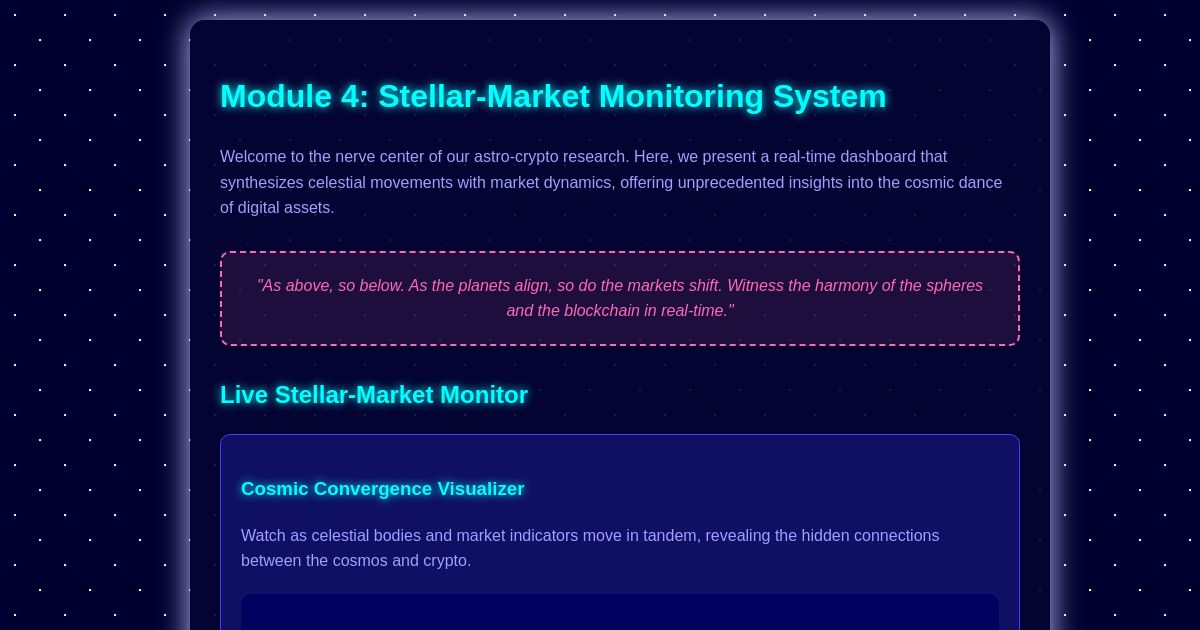 Module 4: Stellar-Market Monitoring System - Crypto-Constellation ...