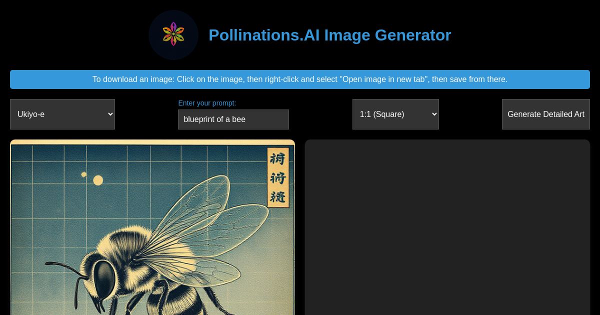 Pollinations.AI Image Generator: Dynamic AI Art Creation