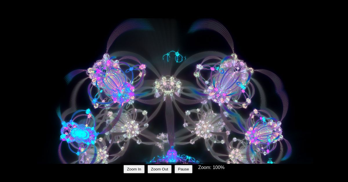 WebSim Shader Playground - Zoomable and Pausable