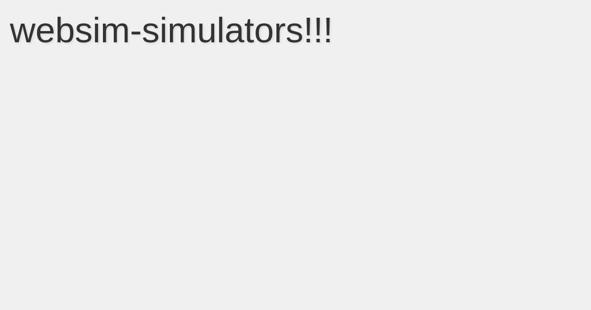 websim-simulators!!!