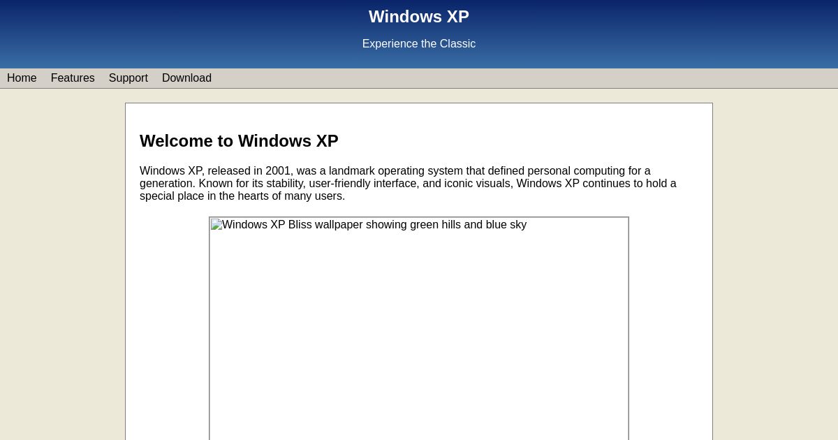 Windows XP - Classic Operating System