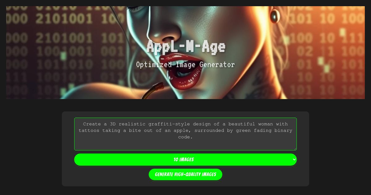 AppL-M-Age: Optimized Image Generator