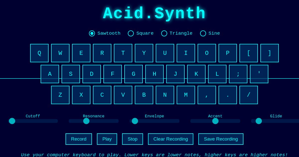 Acid.Synth - Classic Acid House Synthesizer