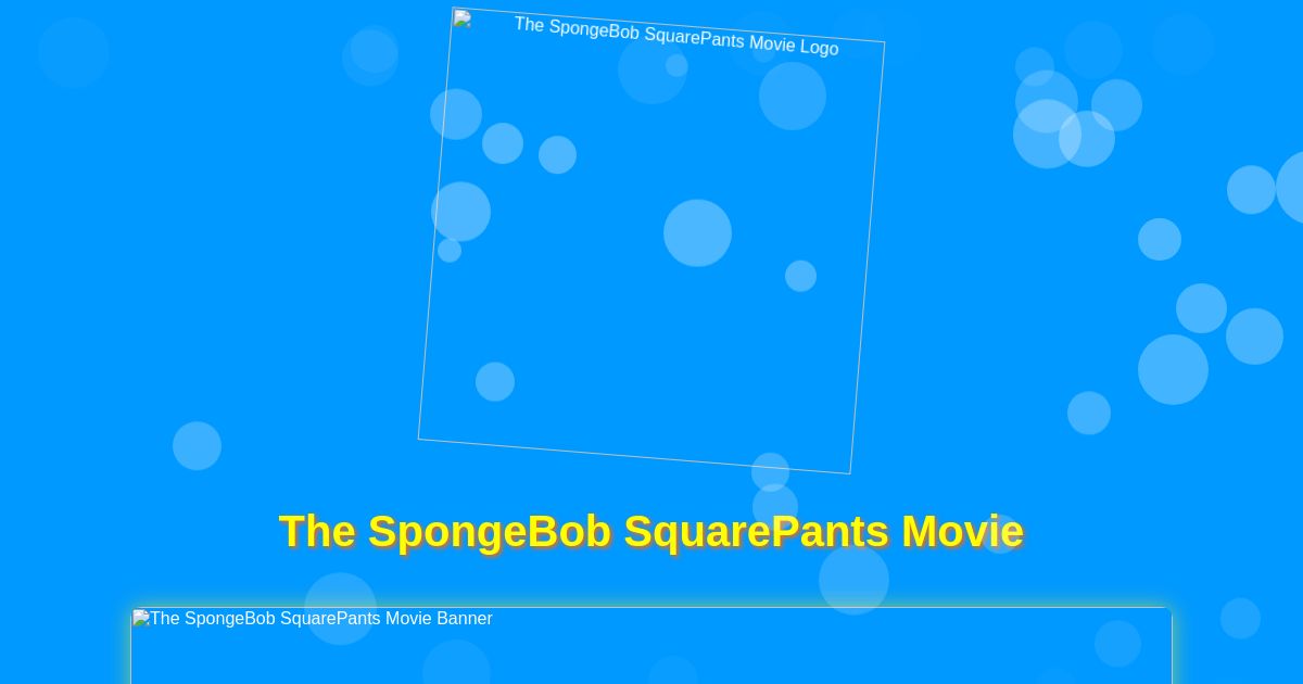 The SpongeBob SquarePants Movie - Official Movie Site
