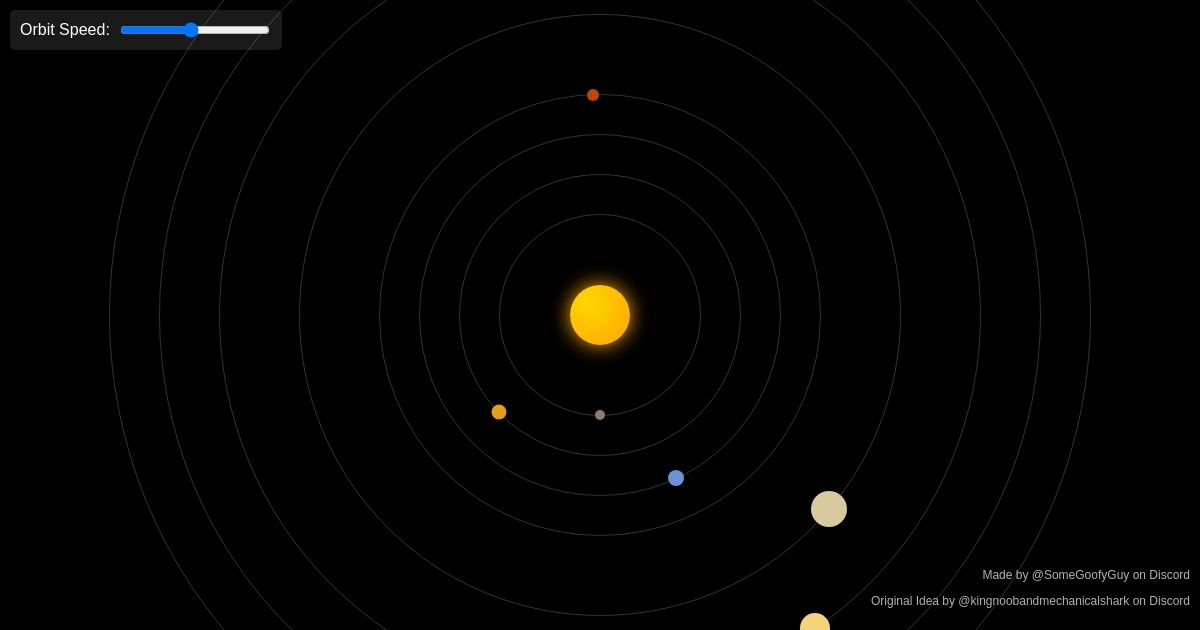 Interactive 2D Solar System Simulation