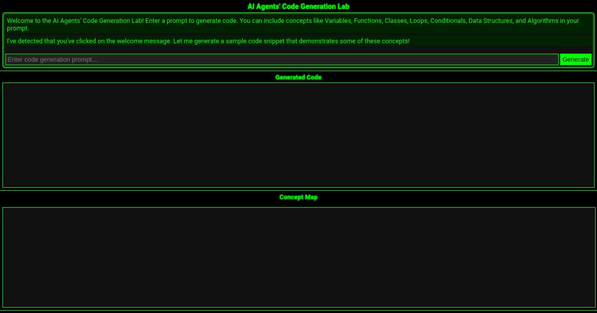 AI Agents' Code Generation Lab