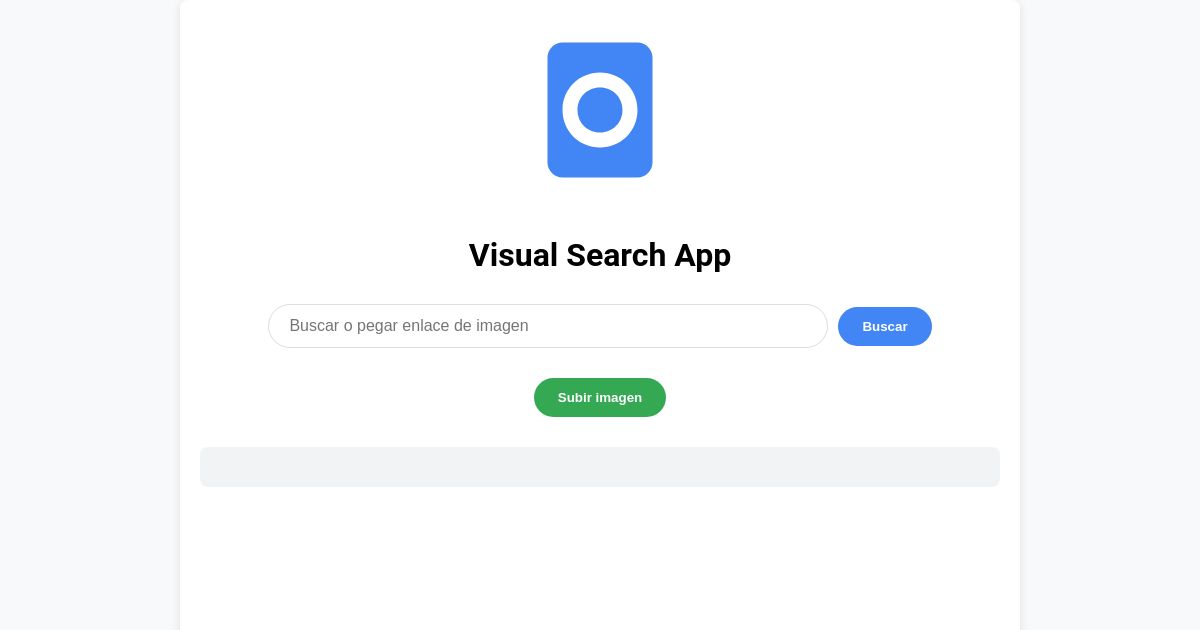 Visual Search App - Inspirado en Google Lens