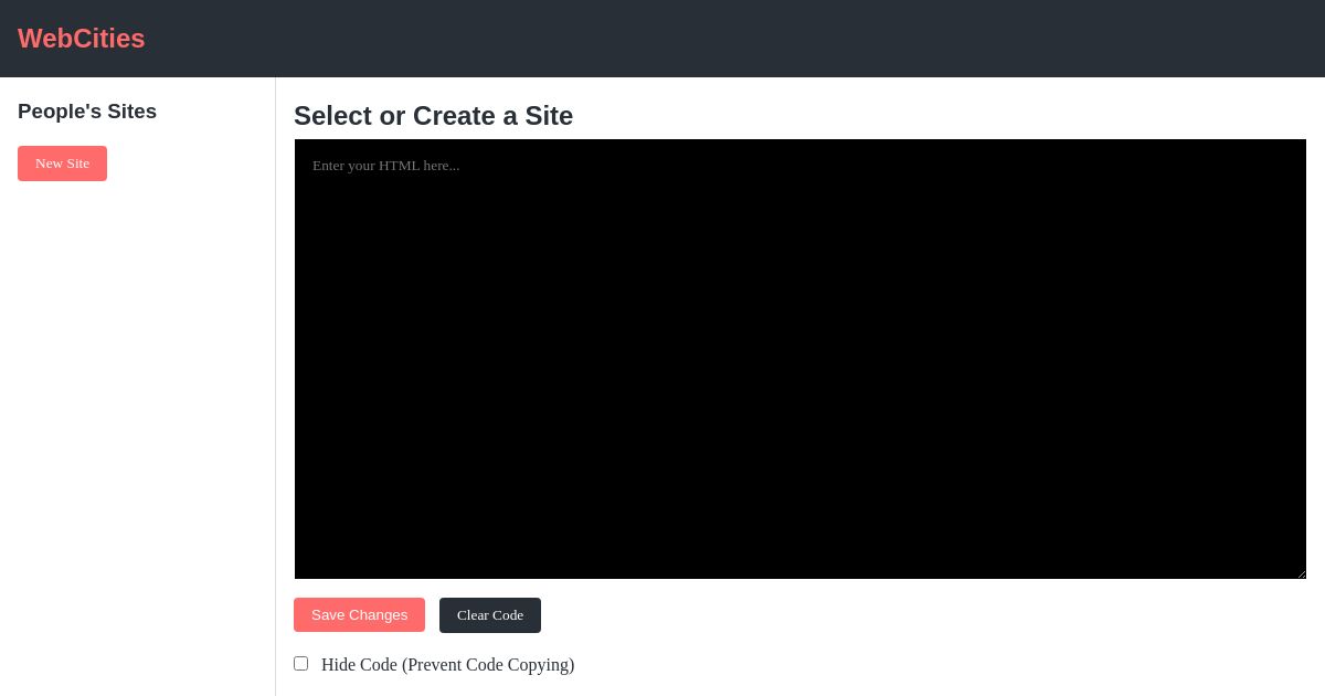Webcities - Create Your Web Space