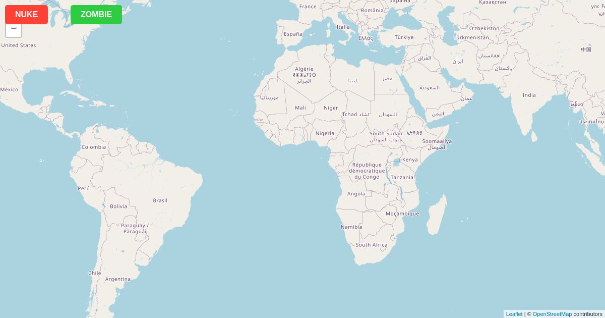 Apocalypse Simulator - Nuclear Strikes and Zombie Outbreaks