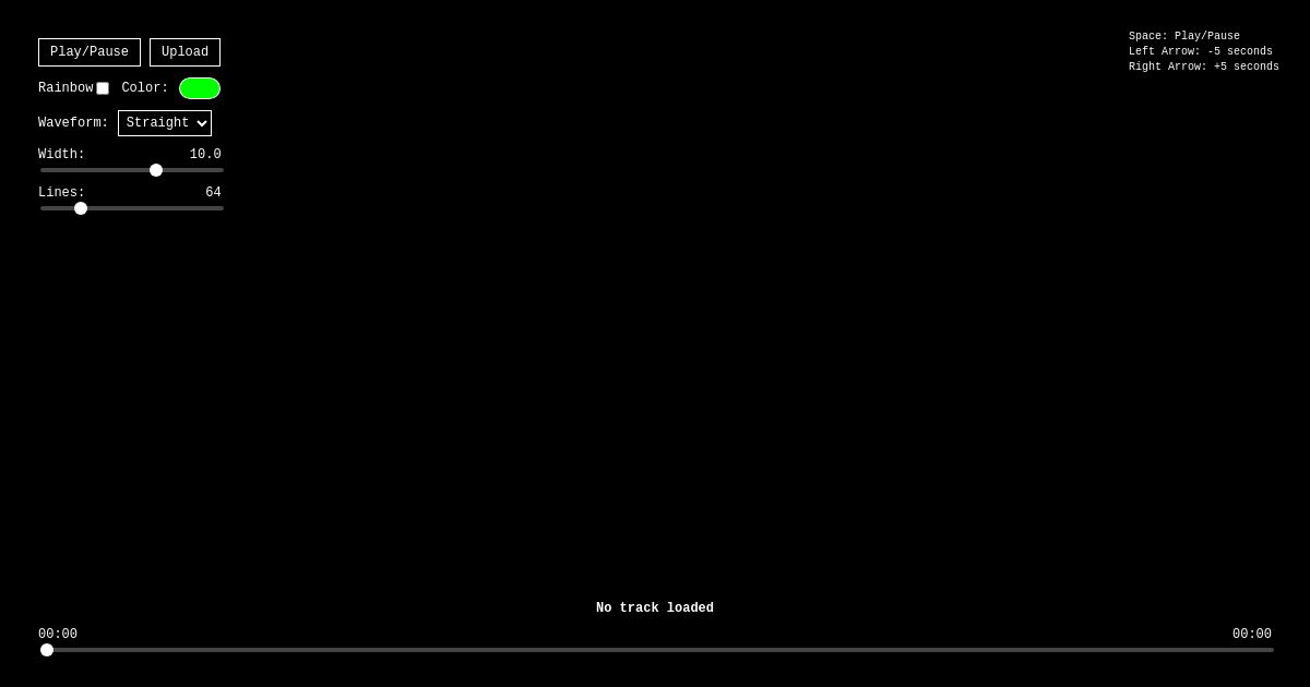 WebGL Audio Visualizer - WebSim.ai sty