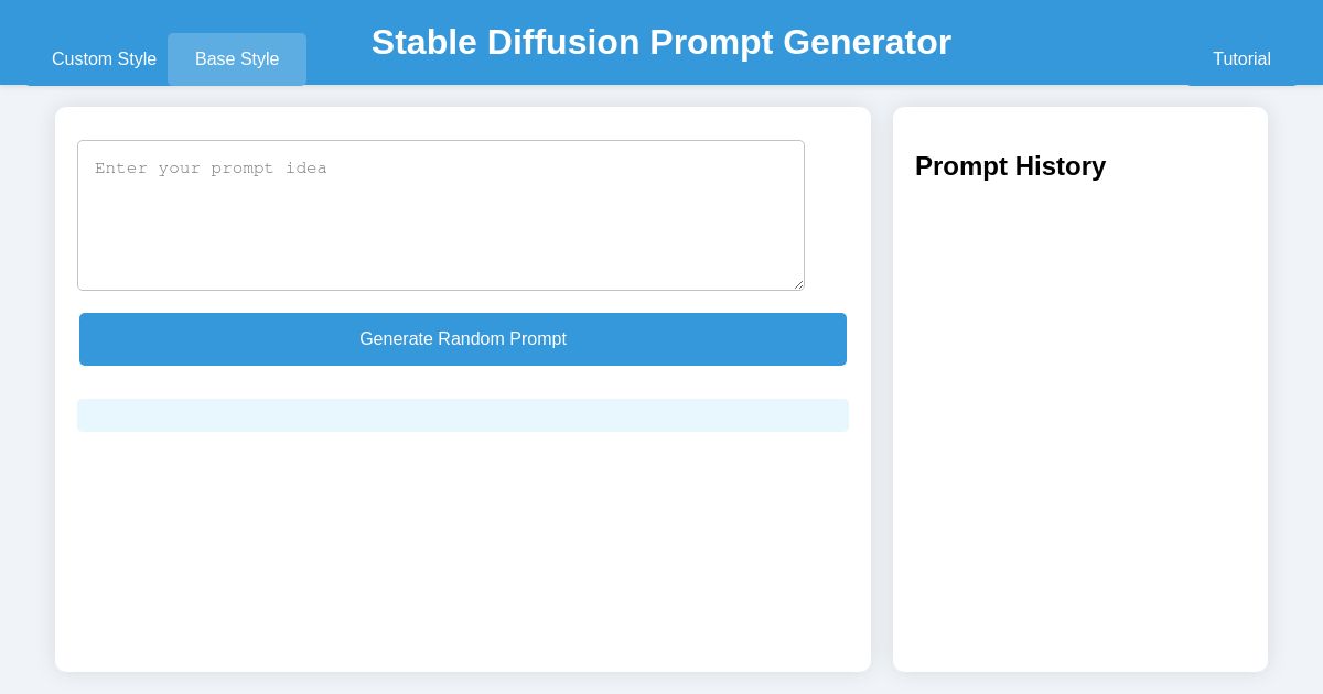 Stable Diffusion Prompt Generator