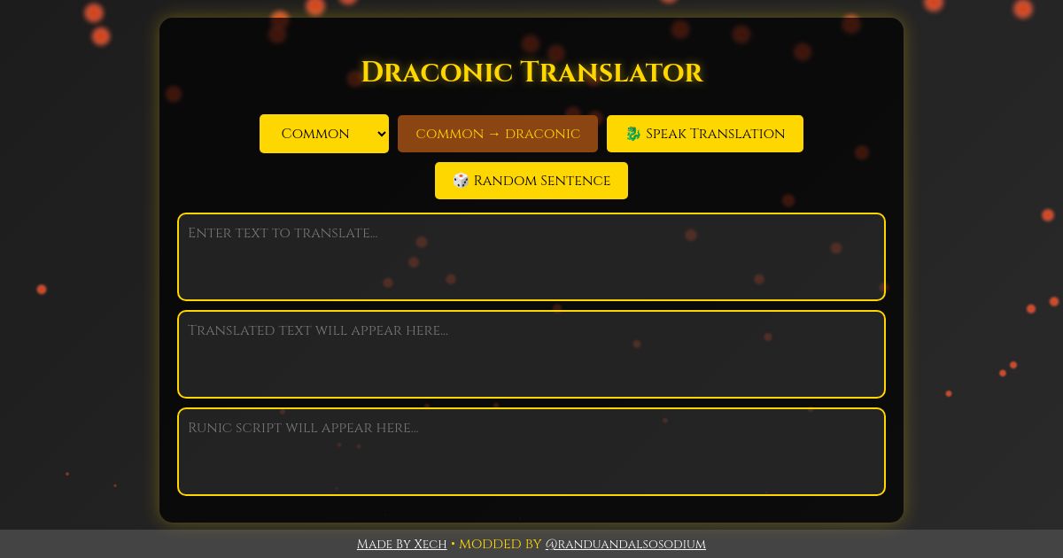Draconic Translator