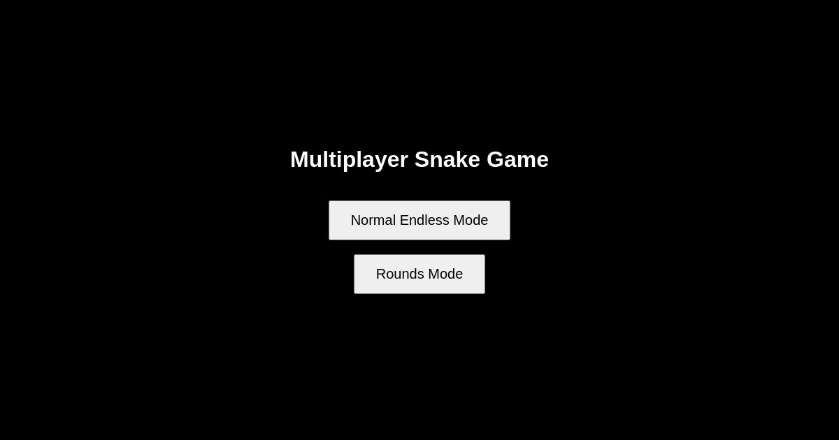 Online Multiplayer Snake Game