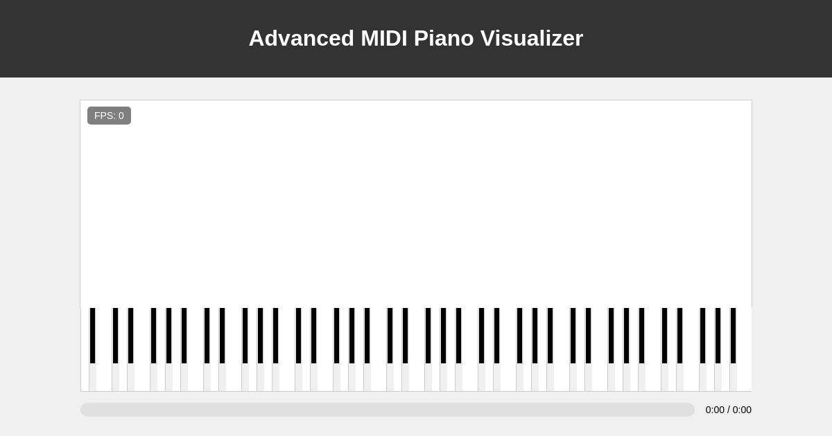 Advanced MIDI Piano Visualizer