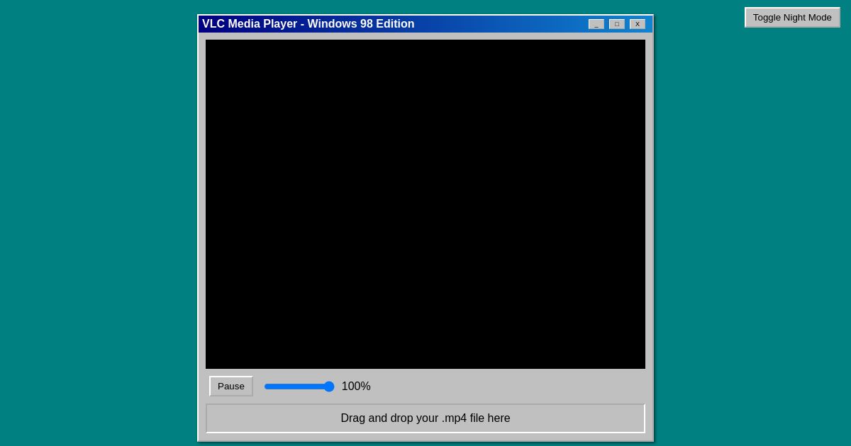 VLC Media Player - Windows 98 Editionstyl