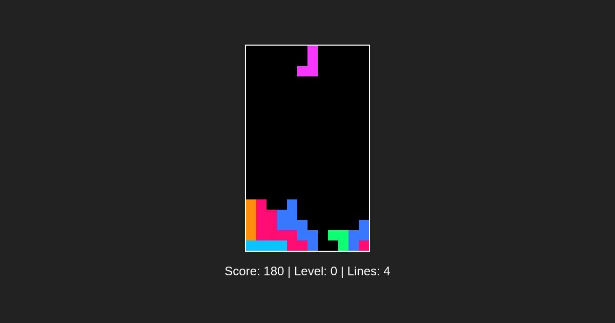 CPU Tetris Auto-Play