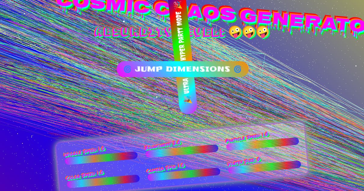 COSMIC CHAOS GENERATOR