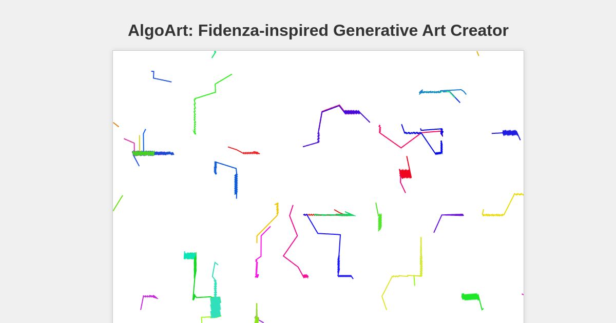AlgoArt: Fidenza-inspired Generative Art Creator