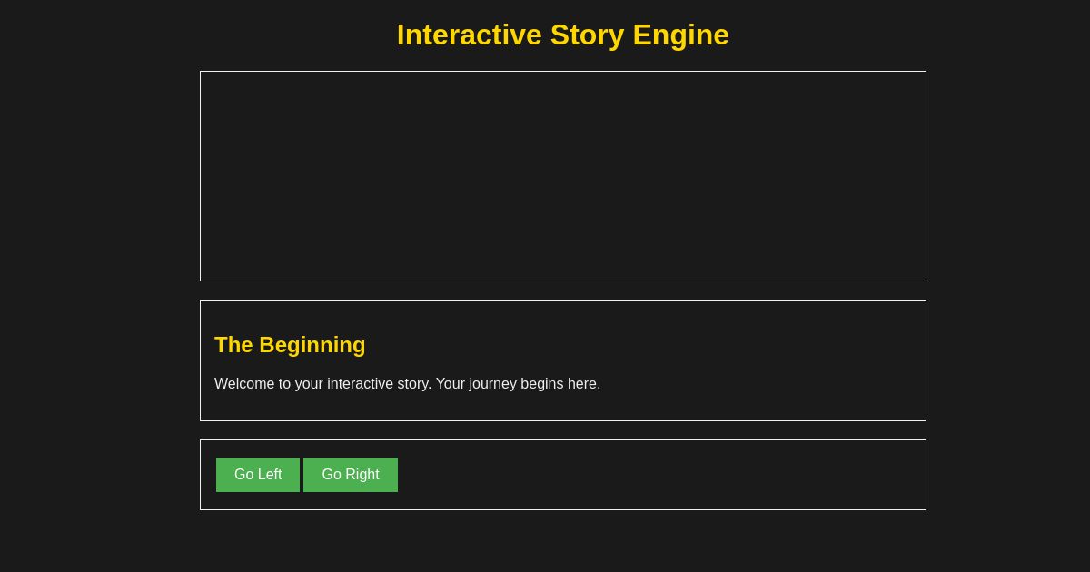 Interactive Story Engine
