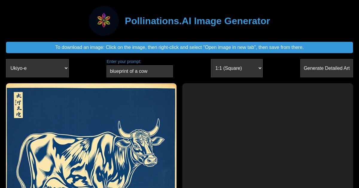 Pollinations.AI Image Generator: Dynamic AI Art Creation