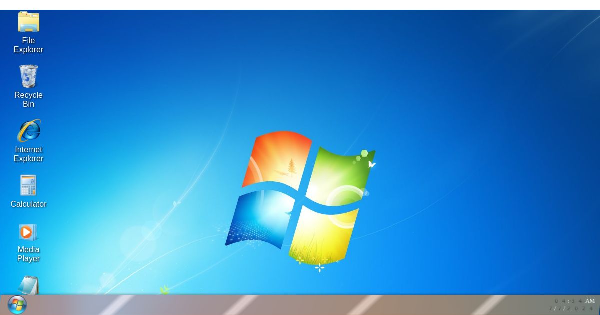 Windows 7 Simulator
