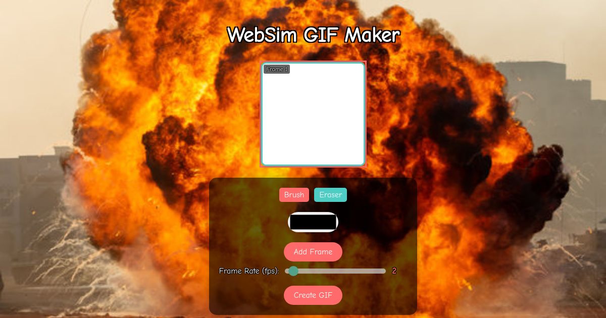 WebSim GIF Maker - Draw, Animate, and Edit!