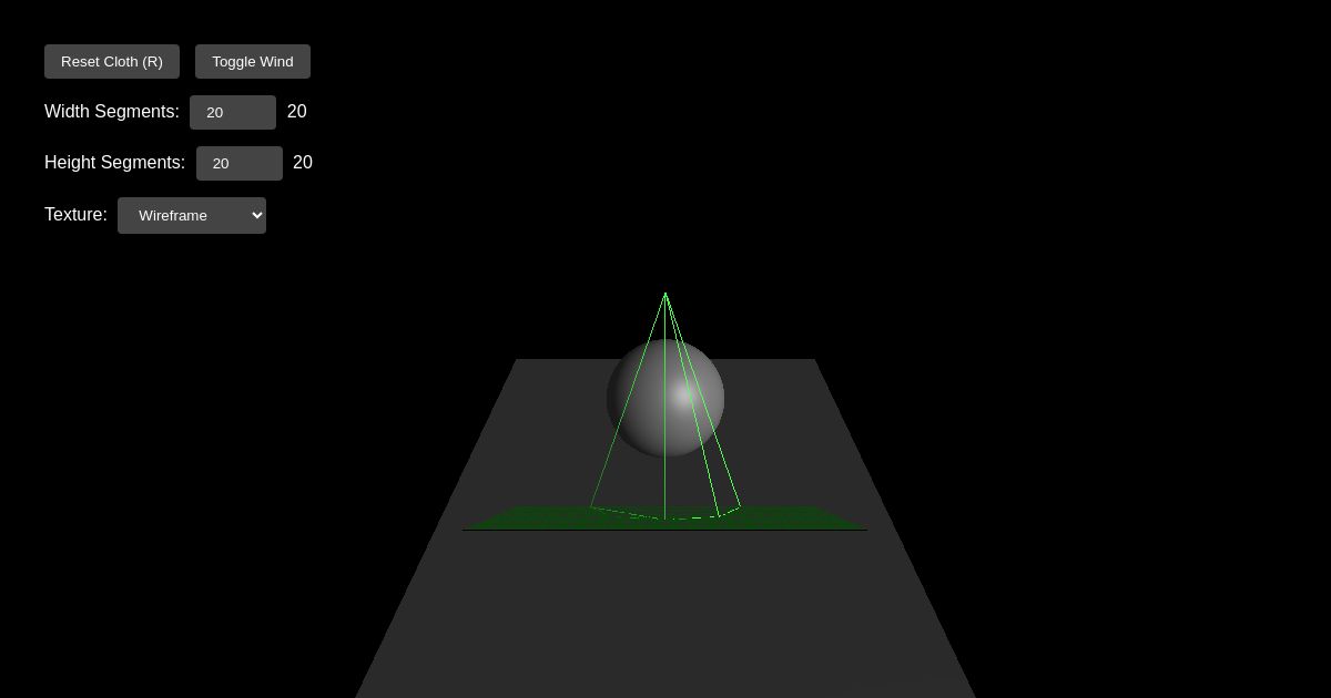 3D Cloth Physics Simulation