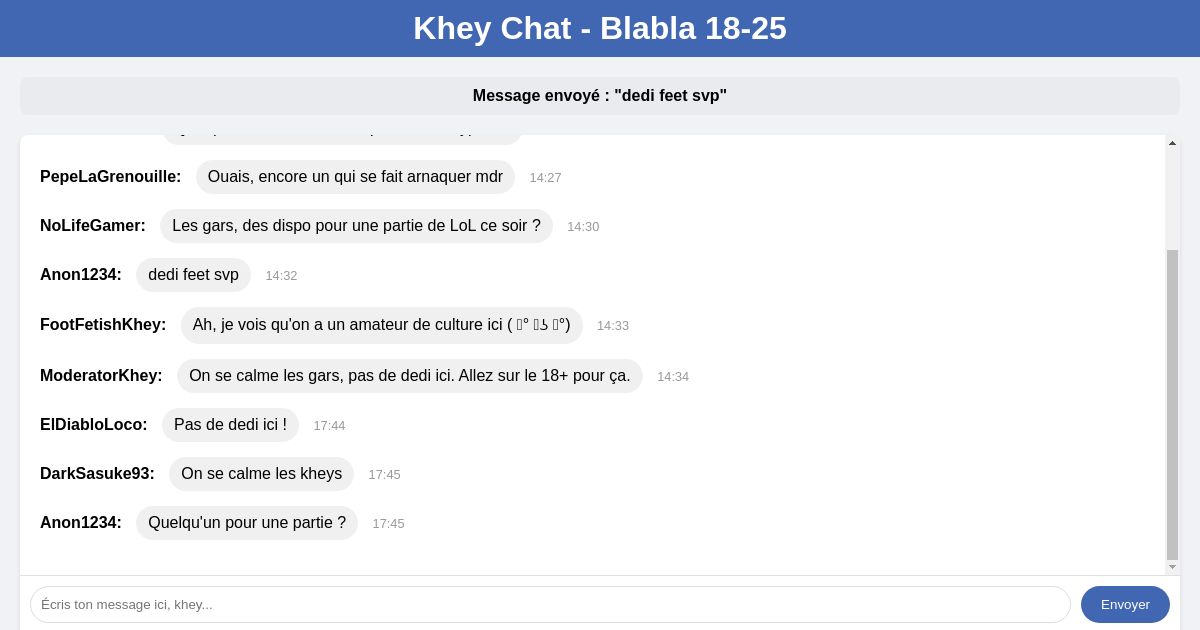 Khey Chat - Blabla 18-25