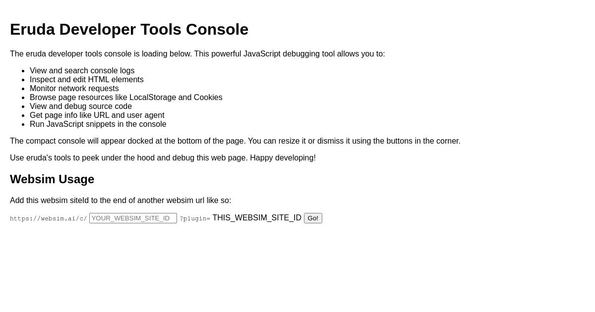 cdn.jsdelivr.net/npm/eruda&app-div=display:none