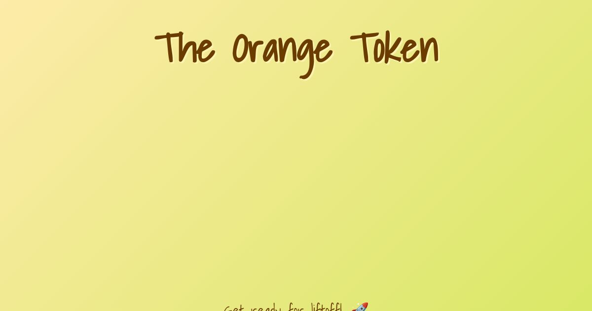 Orange Token Launch on Pump.fun