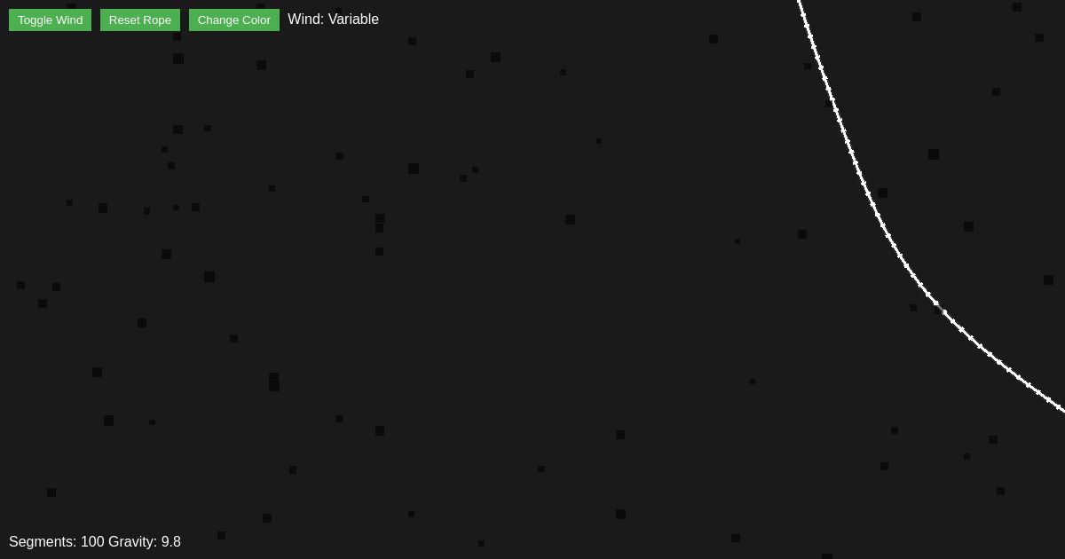 Advanced Rope Physics Simulation