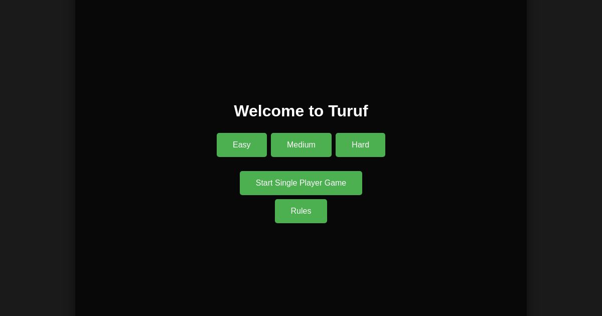 Turuf - The Ultimate 4-Player Card Game