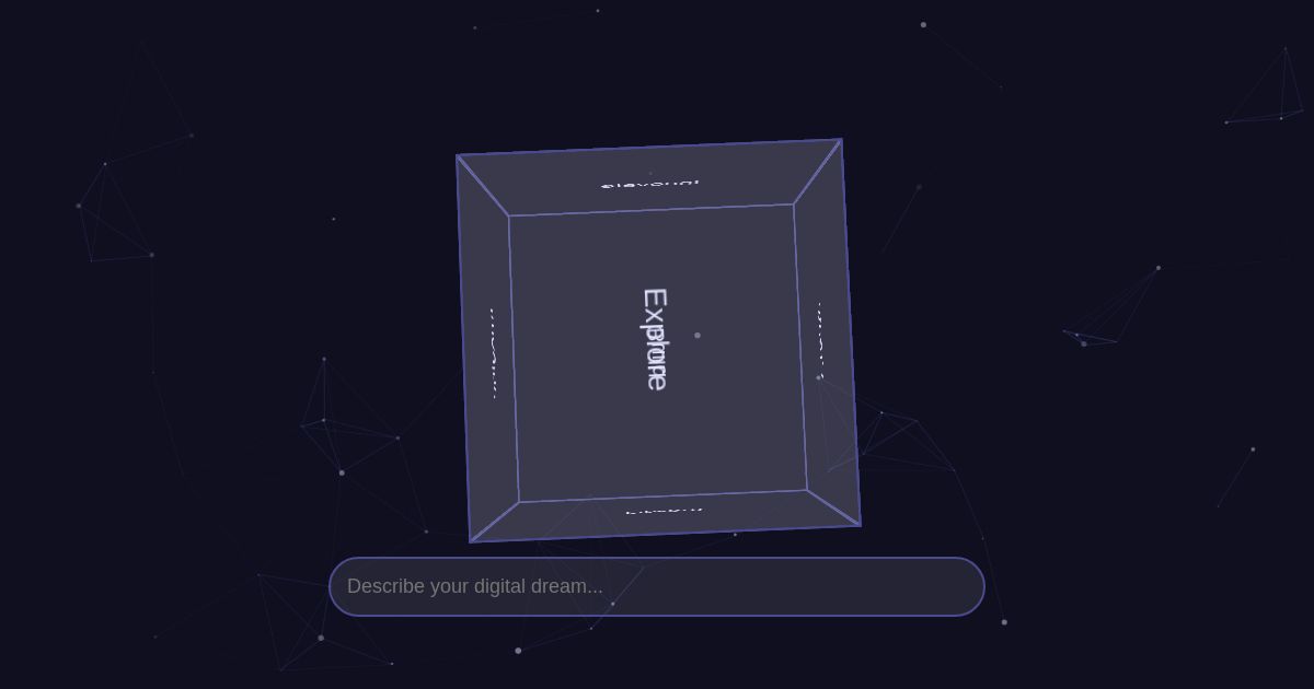 WebSim Creation Engine - Dream Forge