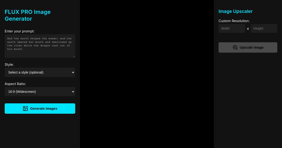 FLUX PRO Image Generator