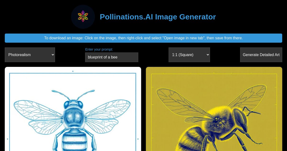 Pollinations.AI Image Generator: Dynamic AI Art Creation