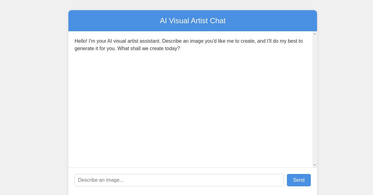 AI Visual Artist Chat
