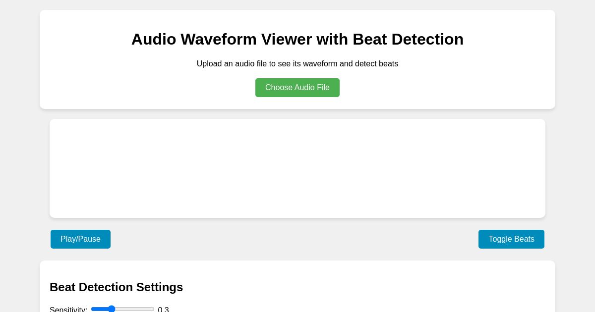 Audio Waveform Viewer