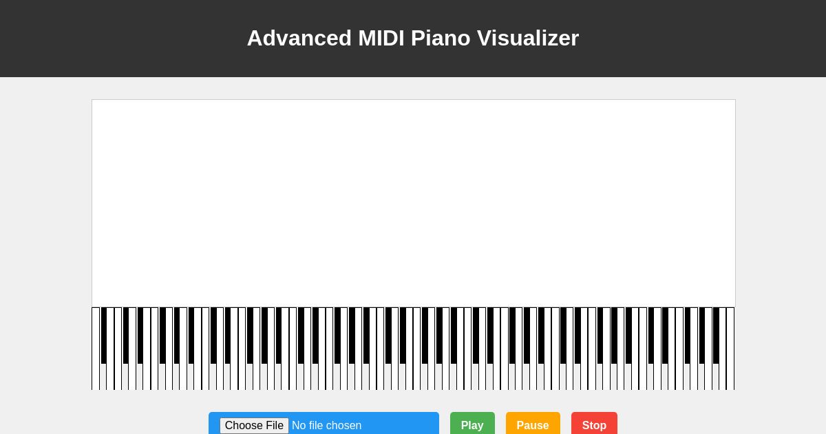 Advanced MIDI Piano Visualizer