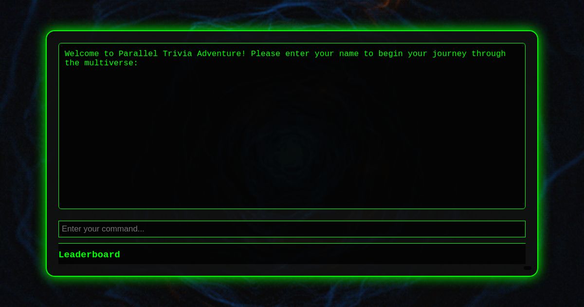 Parallel Trivia Adventure