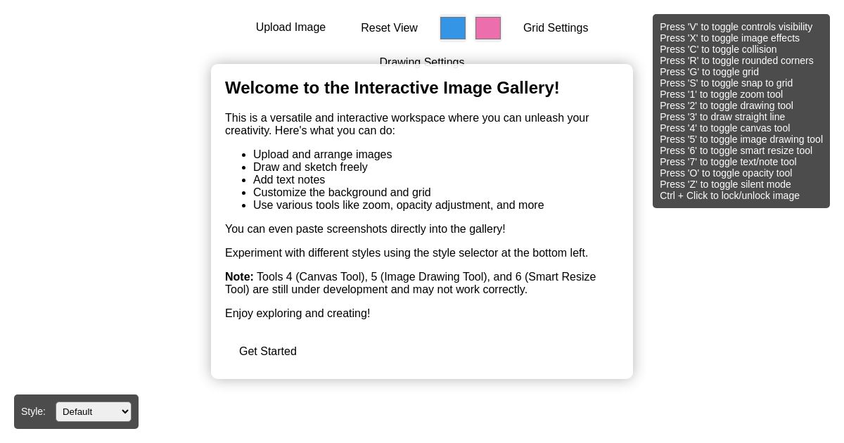 Interactive Image Gallery