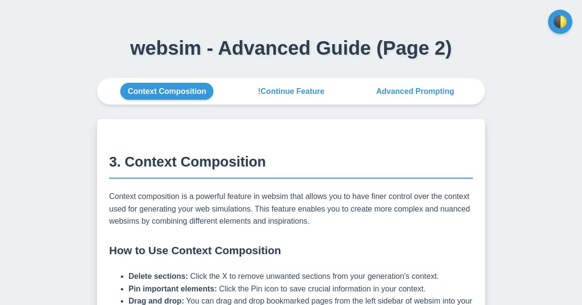 websim - Advanced Guide (Page 2)