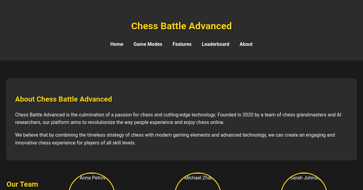 About Chess Battle Advanced