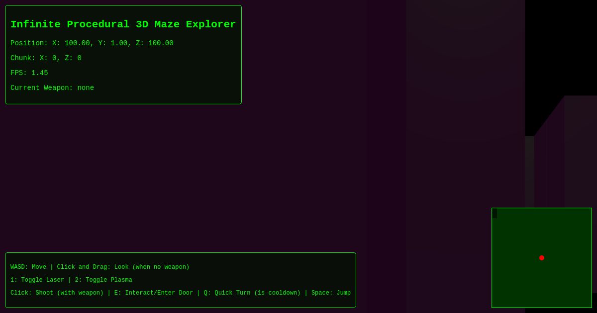 Infinite Procedural 3D Maze Explorer - Multiverse Edition