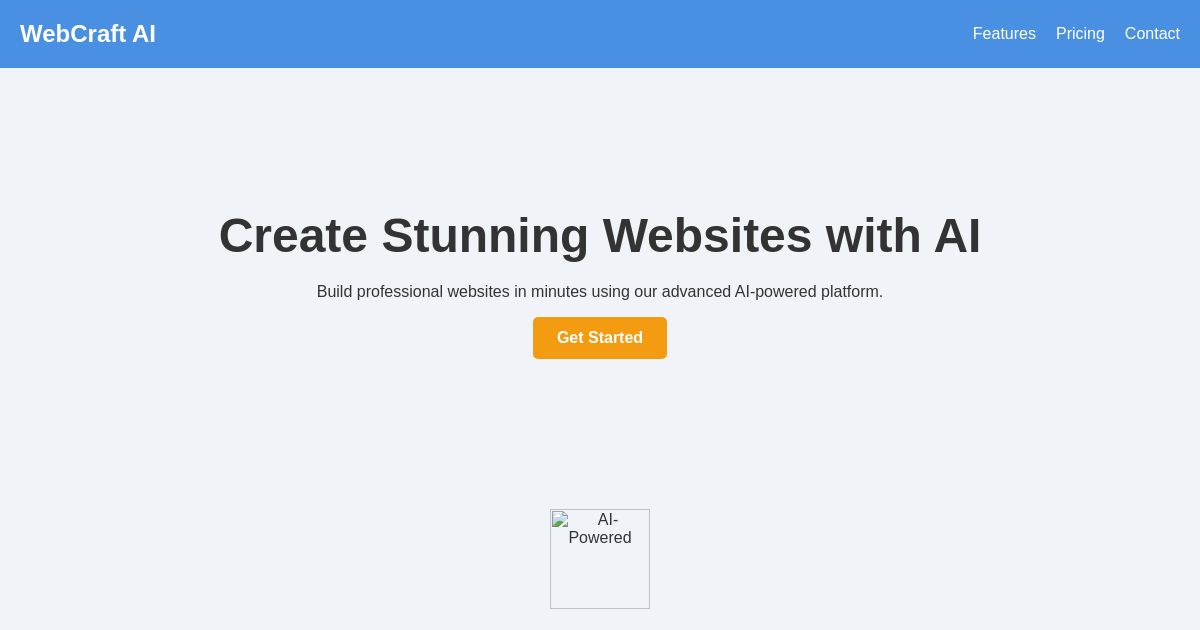 WebCraft AI - AI-Powered Website Builder
