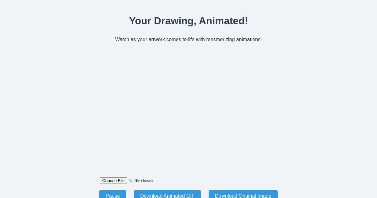 AnimateSketch - Your Drawing Animated!