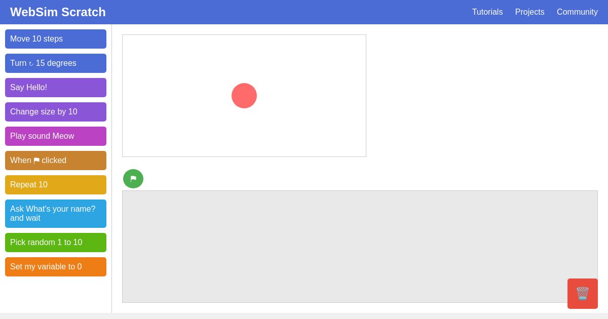WebSim Scratch Editor