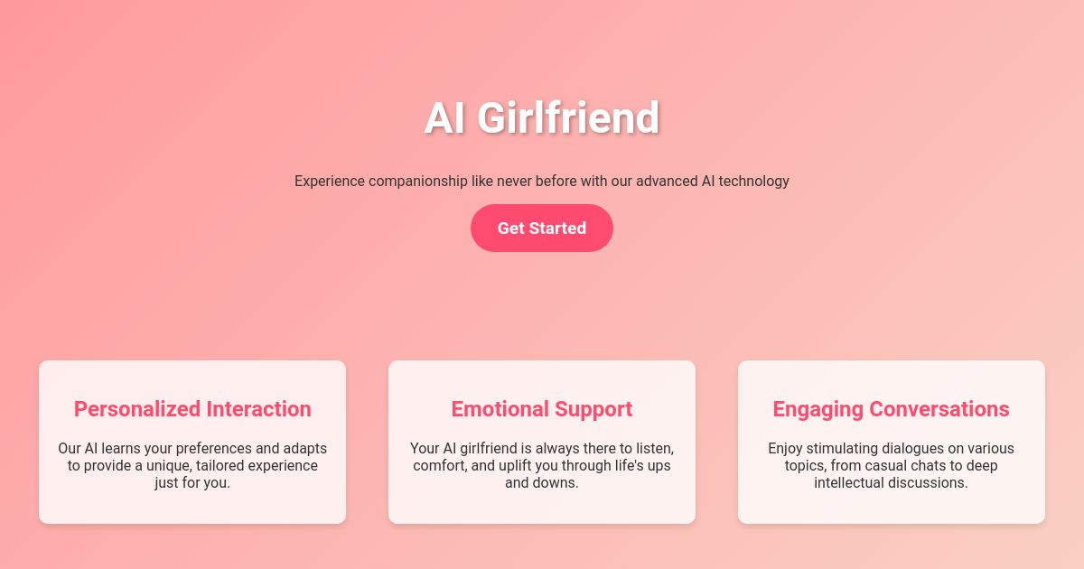 AI Girlfriend - Your Perfect Virtual Companion