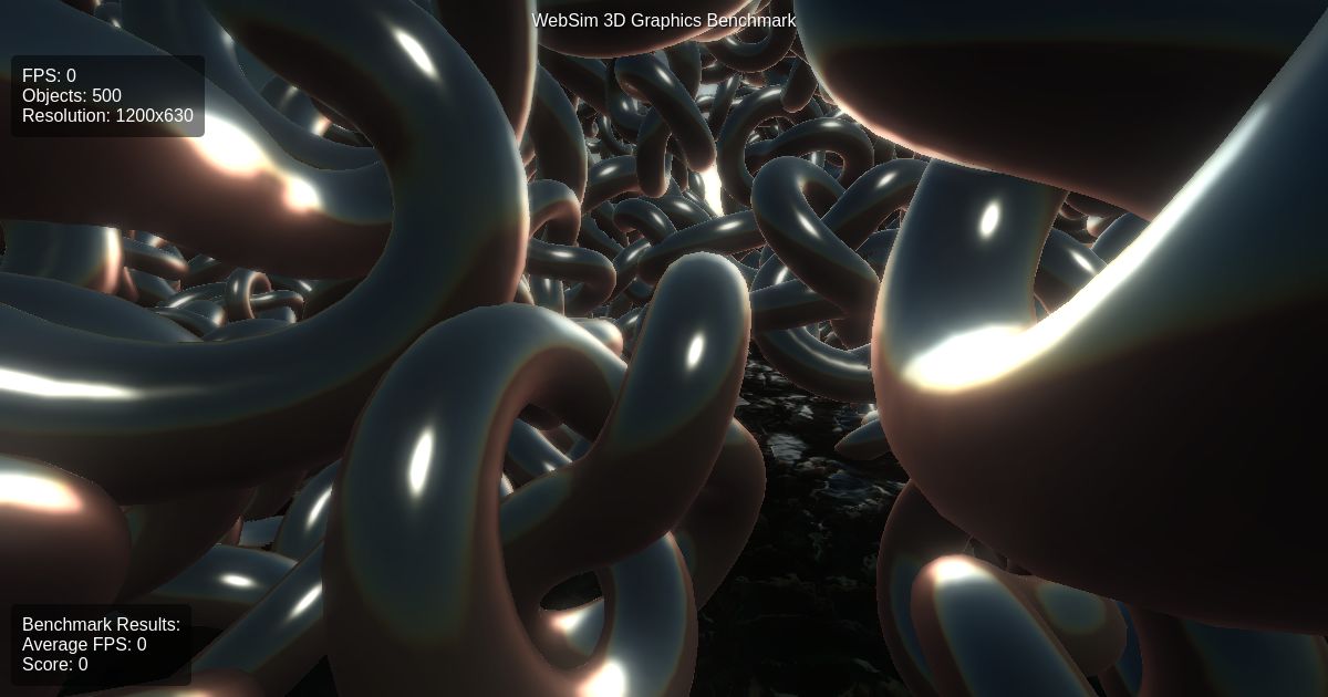 3D Graphics Benchmark