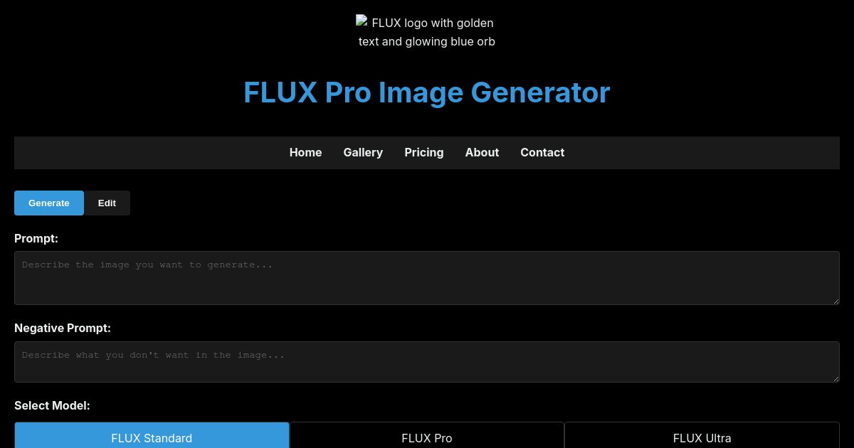 FLUX Pro Image Generator