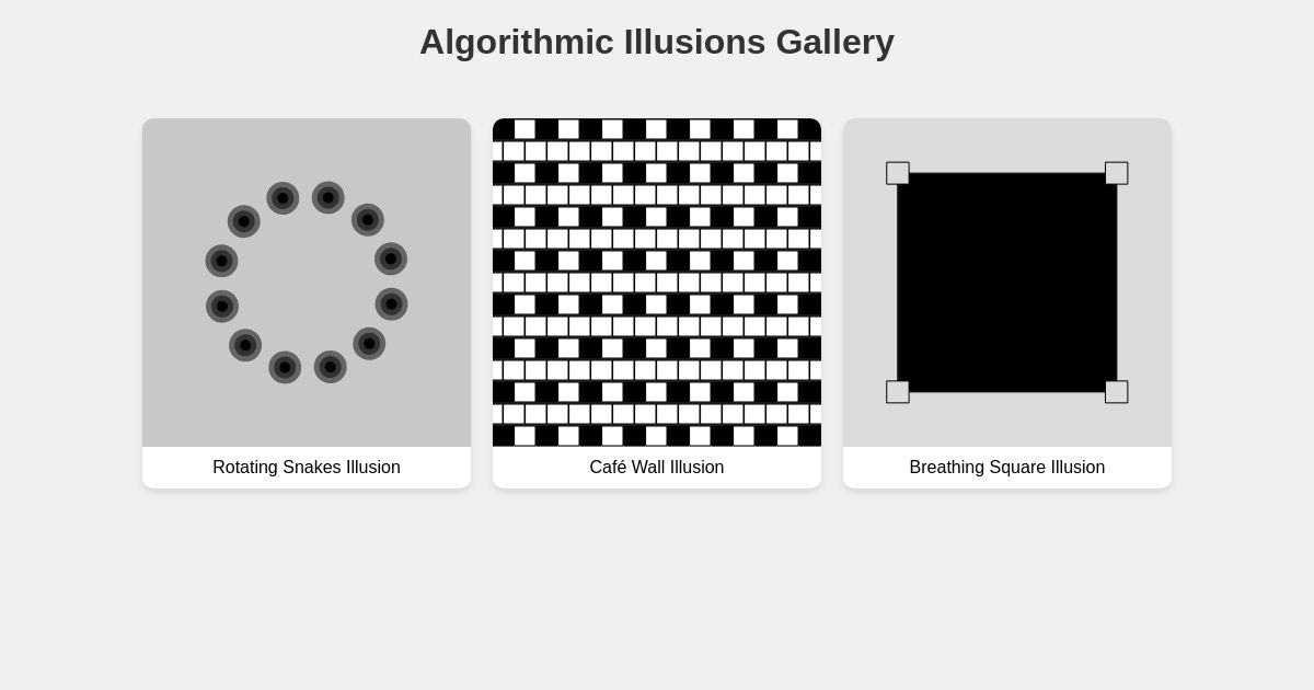 Algorithmic Illusions Gallery